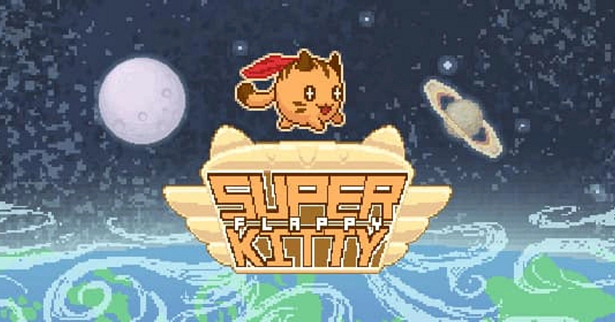 Flappy Super Kitty - Kostenloses Online-Spiel | FunnyGames